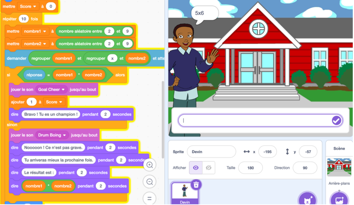 Comment créer des jeux éducatifs sur Scratch en 5 étapes - Cours de ...